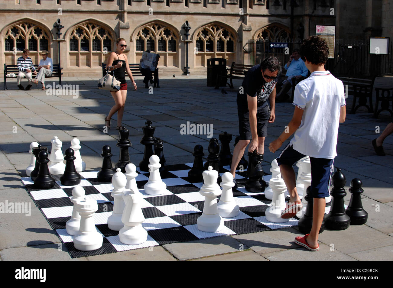 Large chess set hi-res stock photography and images - Alamy