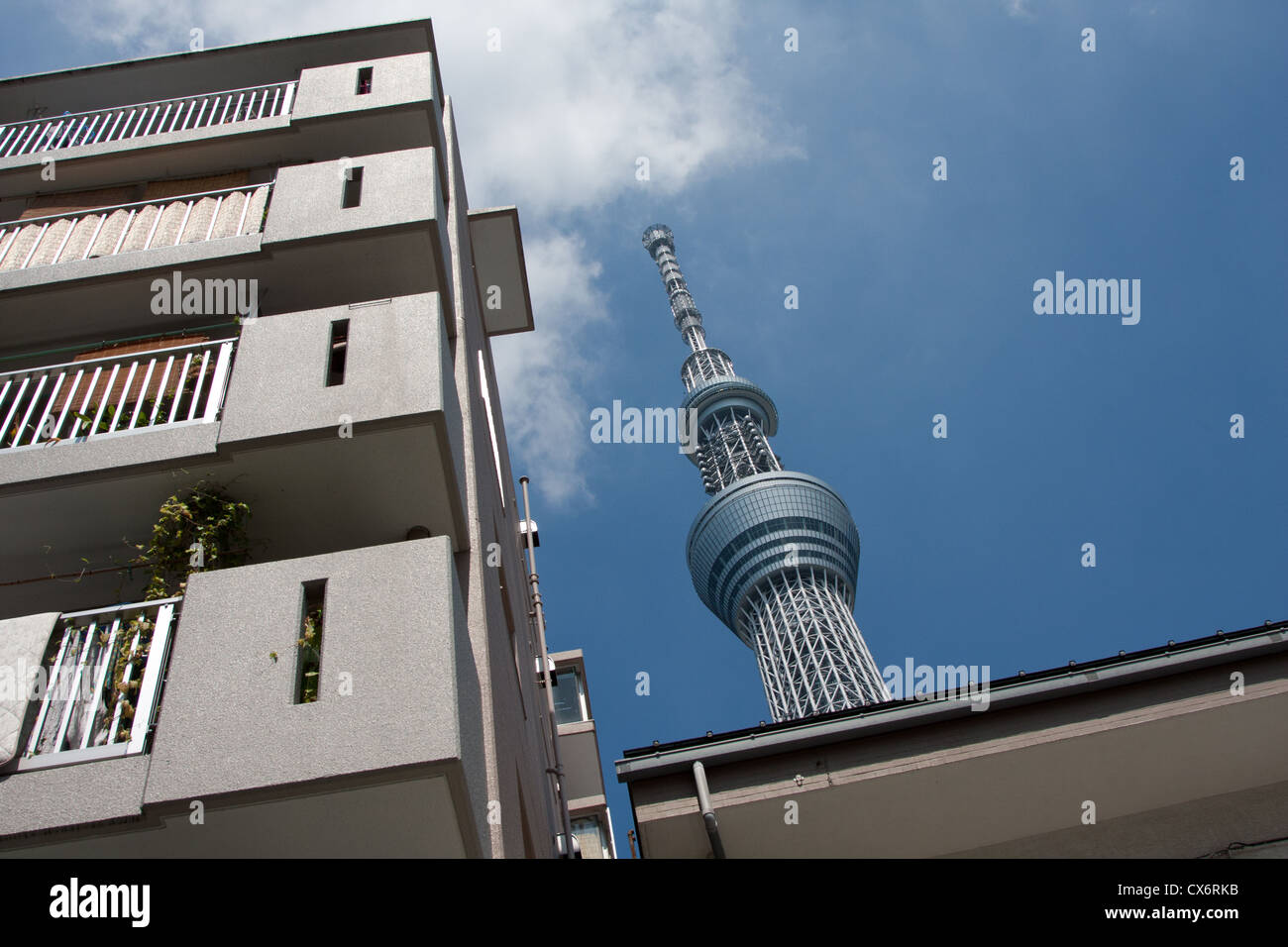 Tokyo skytree communication tower in Oshiage,Tokyo, Japan Stock Photo ...