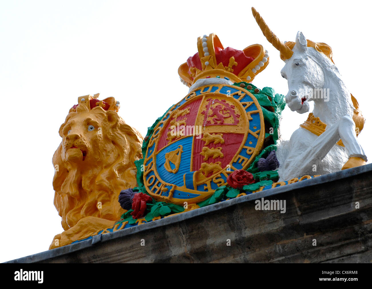 A coat of arms in Bath UK Stock Photo - Alamy