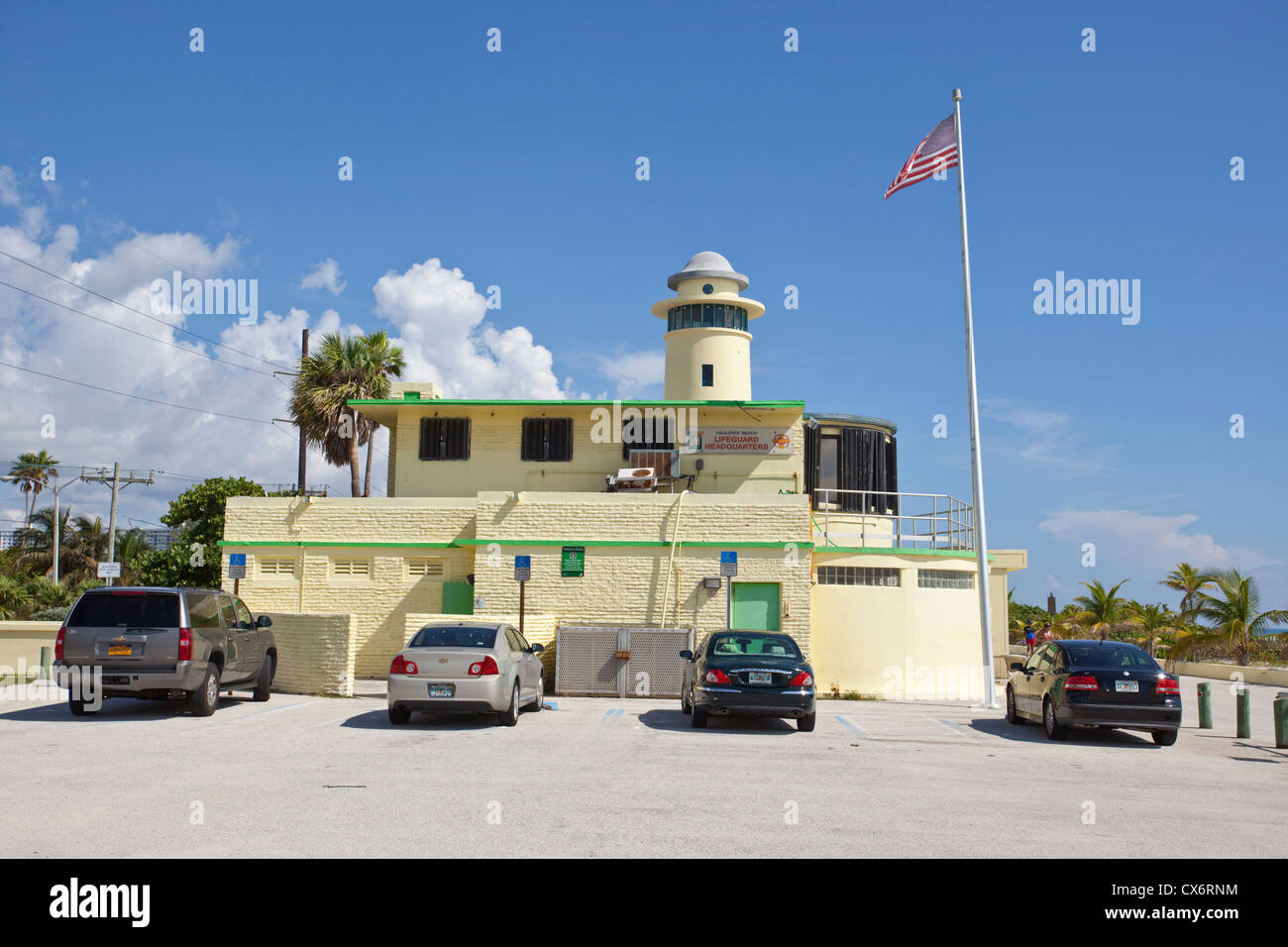Haulover Beach Lifeguard Headquarters, Miami-Dade County, Florida, USA ...
