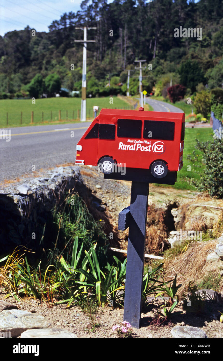 Mailbox, New Zealand Stock Photo - Alamy