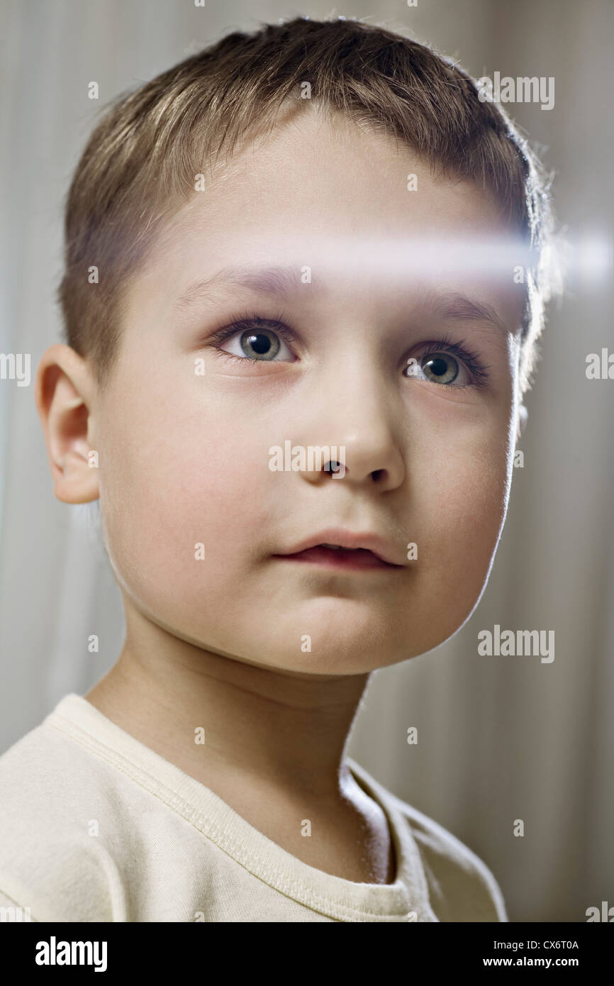 Portrait of a boy Stock Photo - Alamy