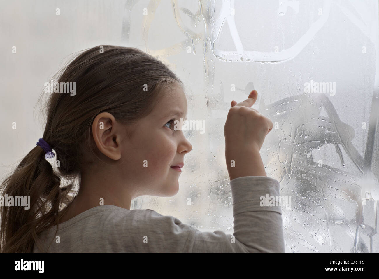 Condensation On Glass Drawing