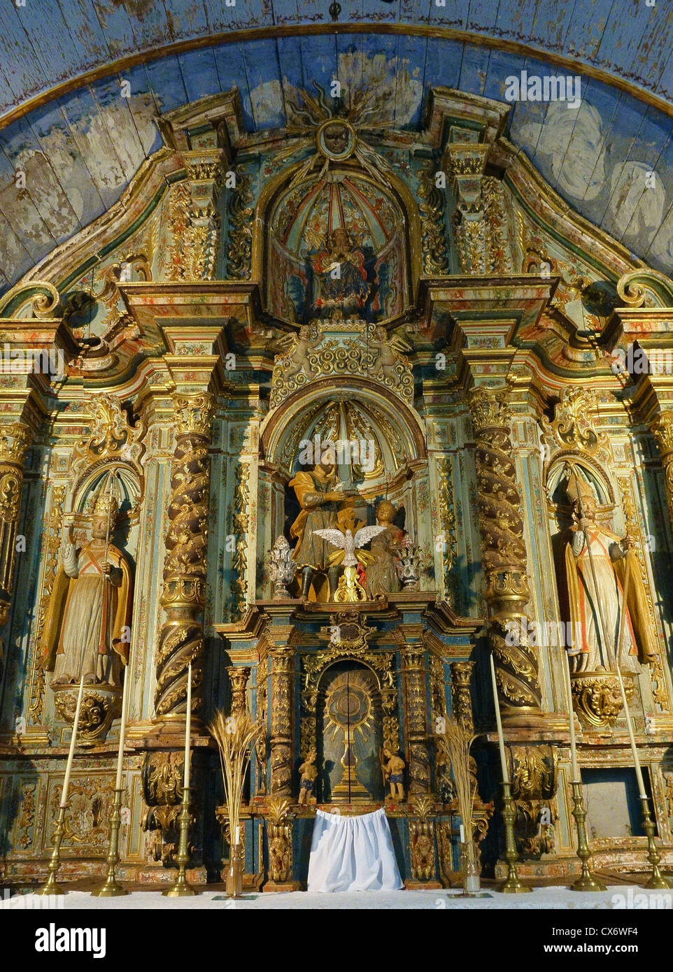 Tabernacle of St Joseph Church, Valenzuela, Paraguay. St Joseph is in ...