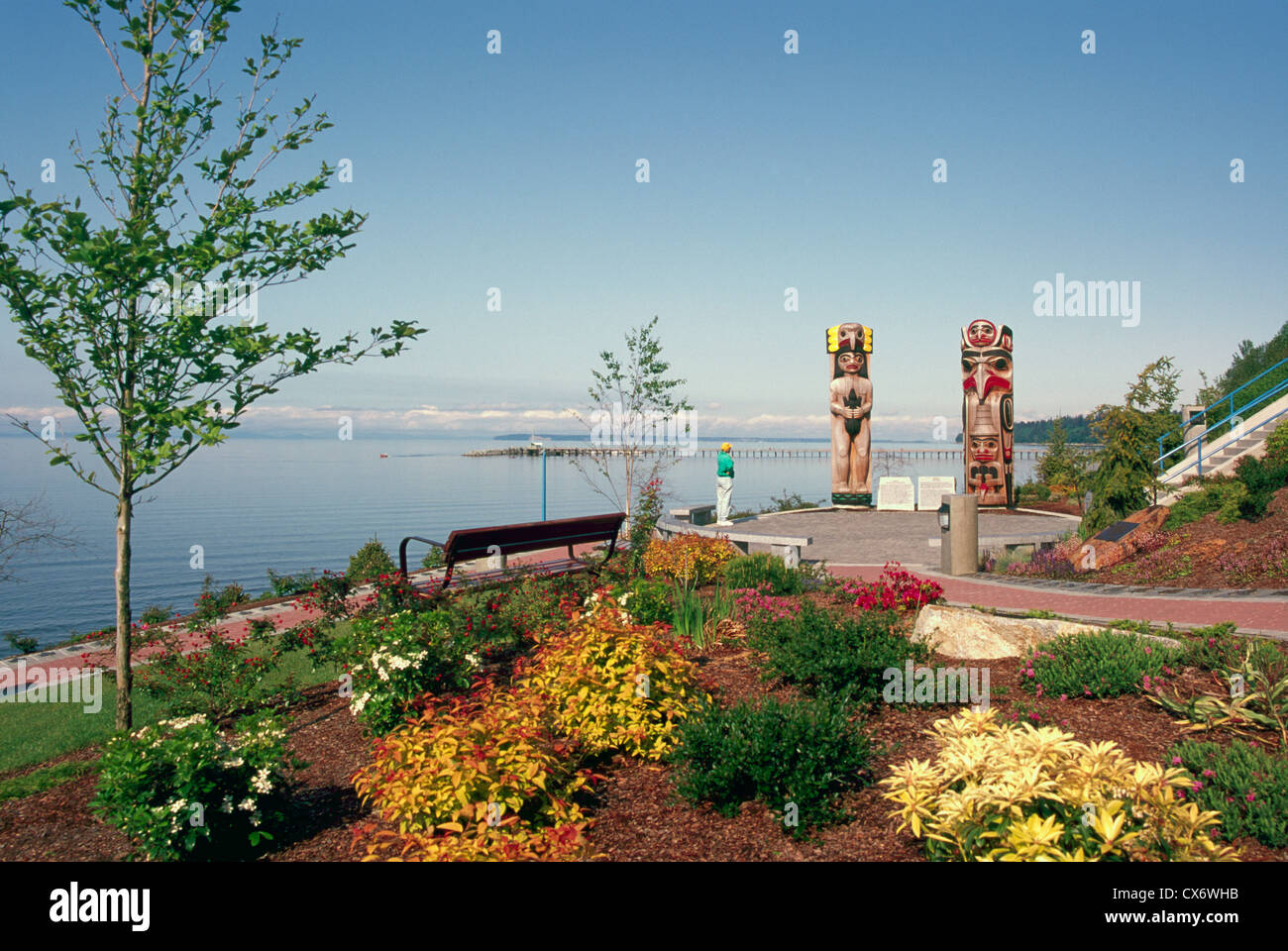 White Rock, BC, British Columbia, Canada - Seaside Promenade Walkway ...