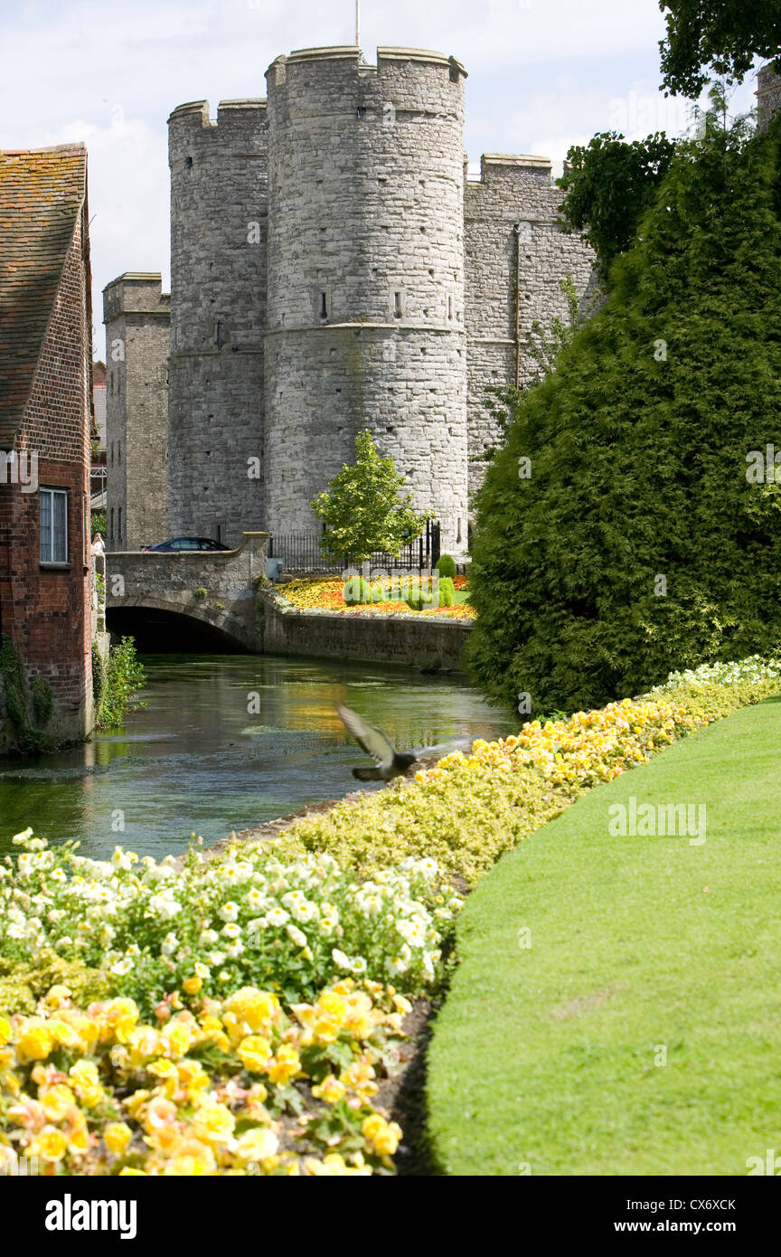 Canterbury Westgate Gardens, River Stour, Kent, England, UK Stock Photo ...