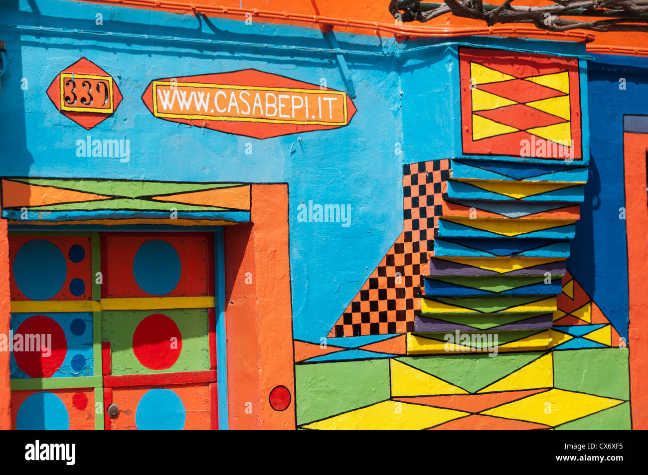 Multi coloured house hi-res stock photography and images - Alamy