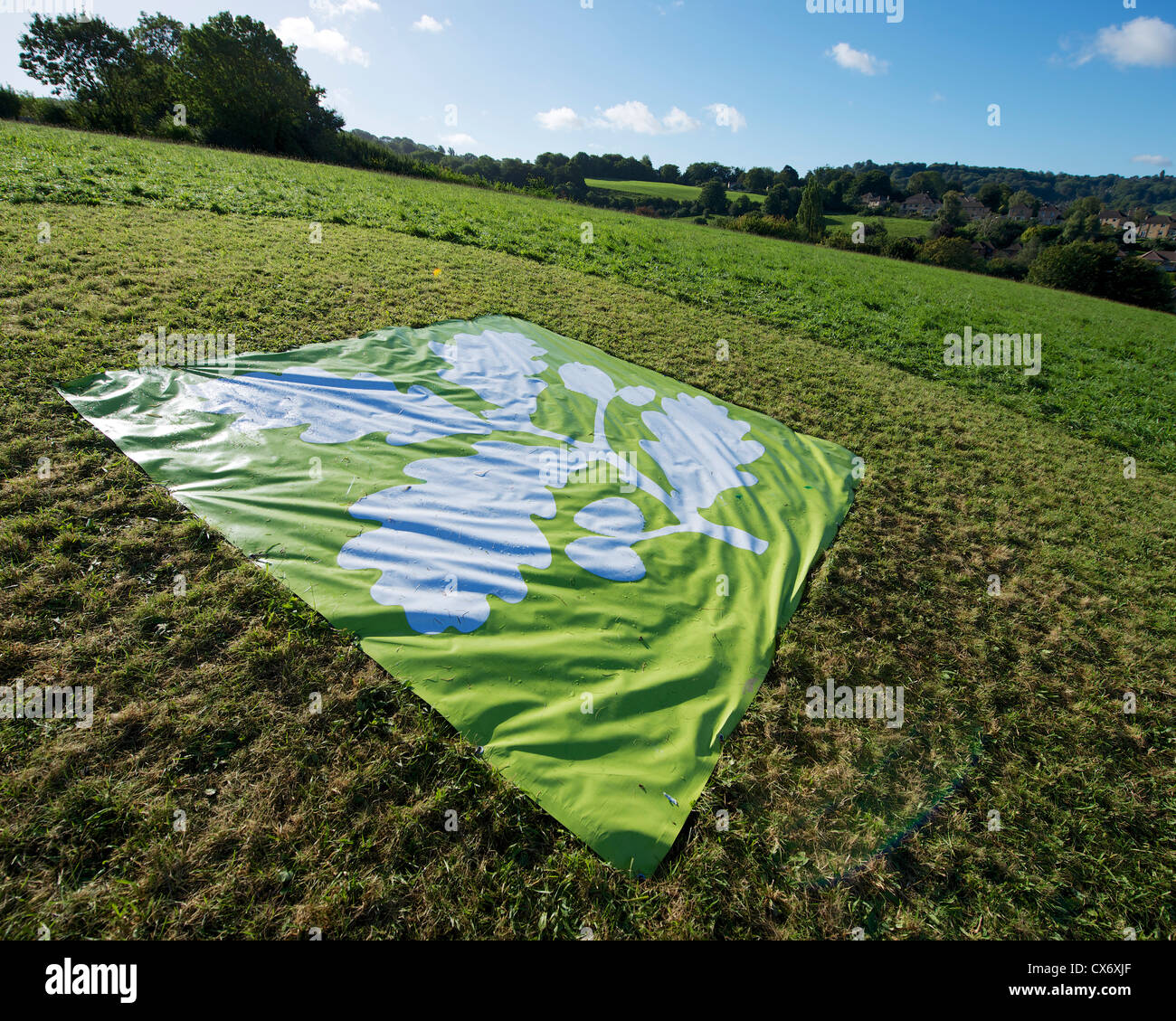 National Trust Banner, Bathwick Hill, Bath, England Stock Photo - Alamy