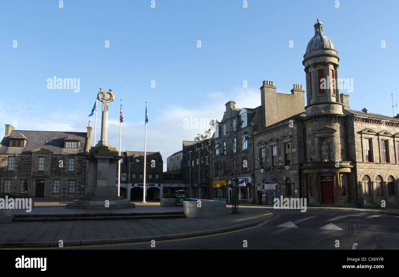 Saltoun square fraserburgh scotland september hi-res stock photography ...