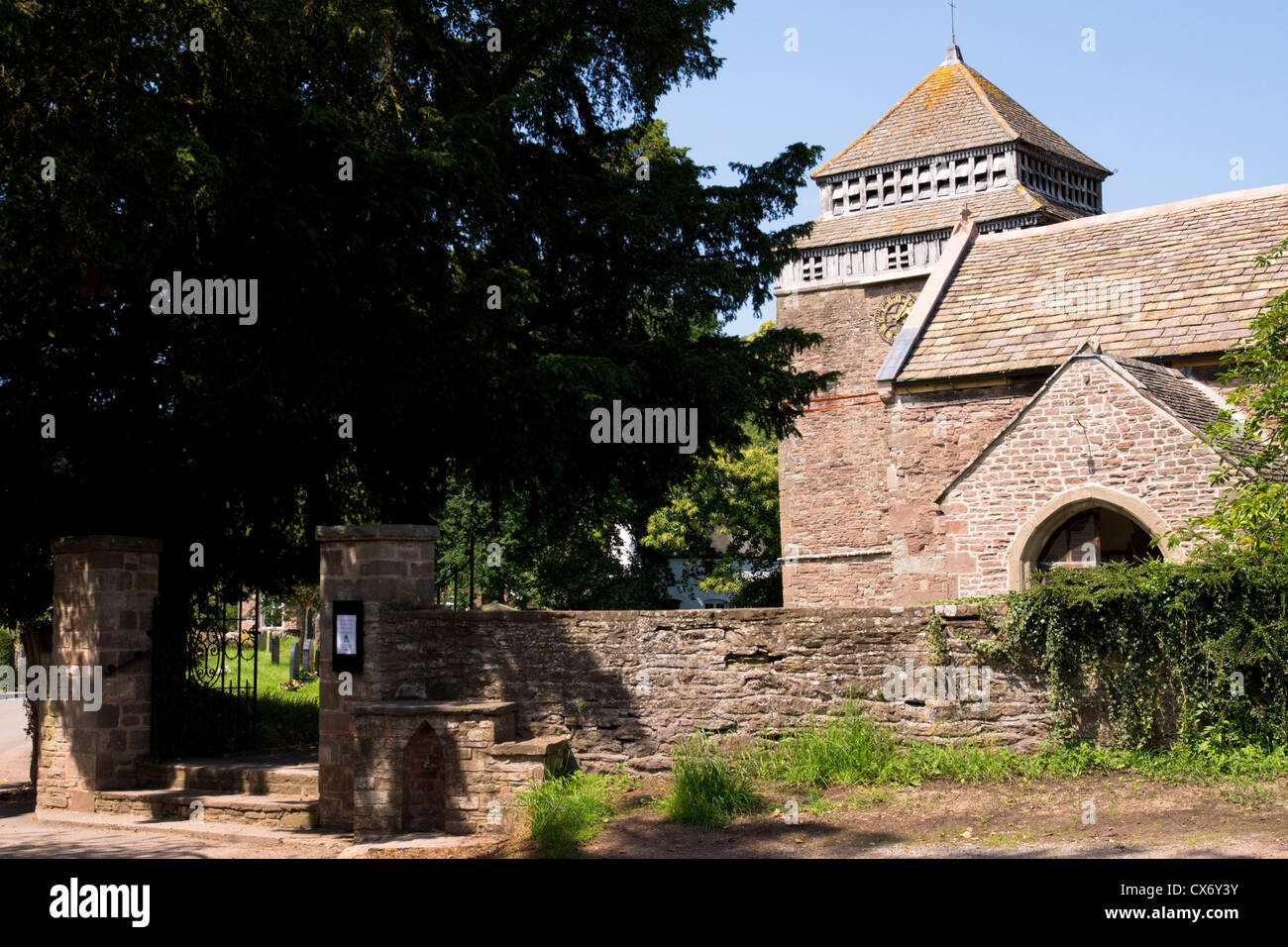 Skenfrith a village with a castle in Monmouthshire Wales UK Stock Photo ...