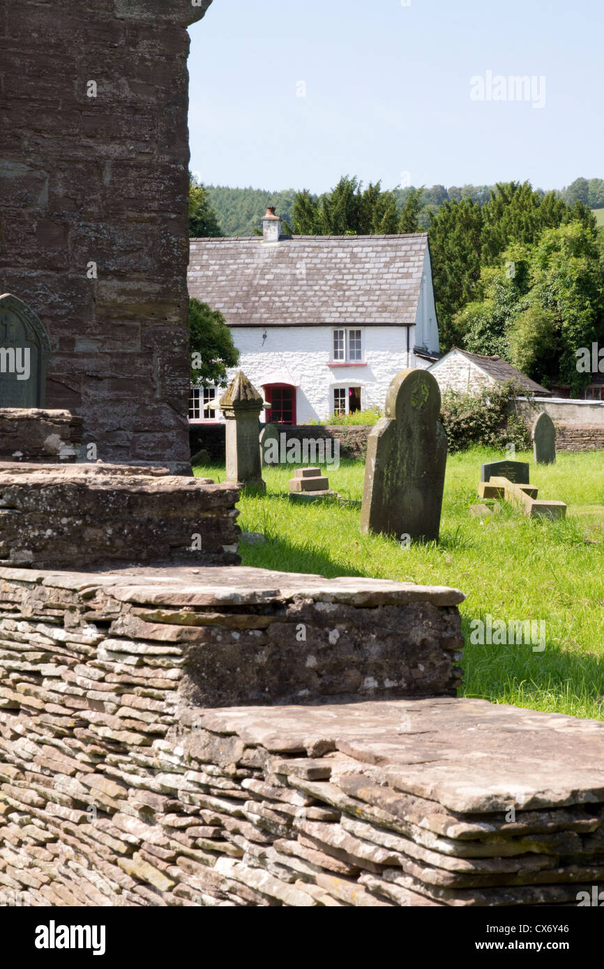 Skenfrith a village with a castle in Monmouthshire Wales UK Stock Photo ...