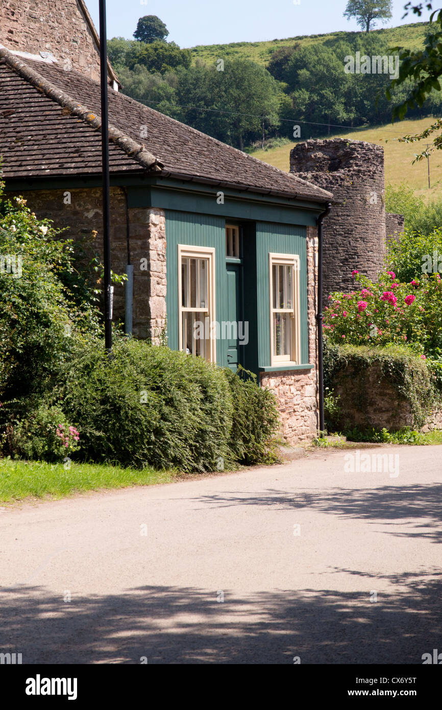 Skenfrith a village with a castle in Monmouthshire Wales UK Stock Photo ...