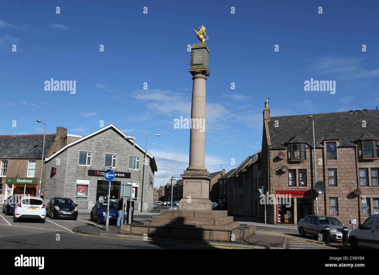 Reform Monument Peterhead Scotland September 2012 Stock Photo - Alamy