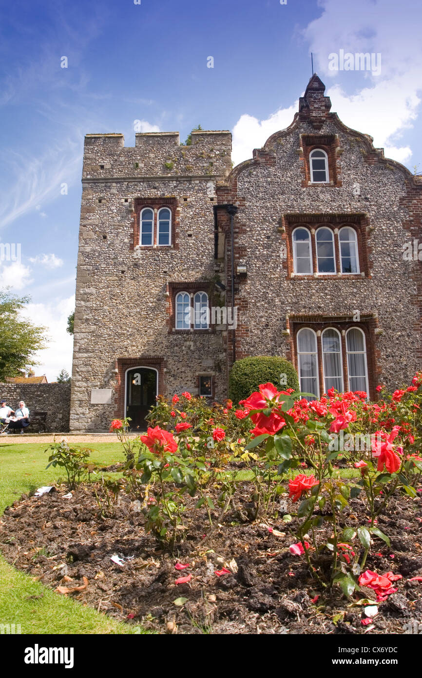 Canterbury, Tower House, Westgate Gardens, River Stour, Kent, England ...