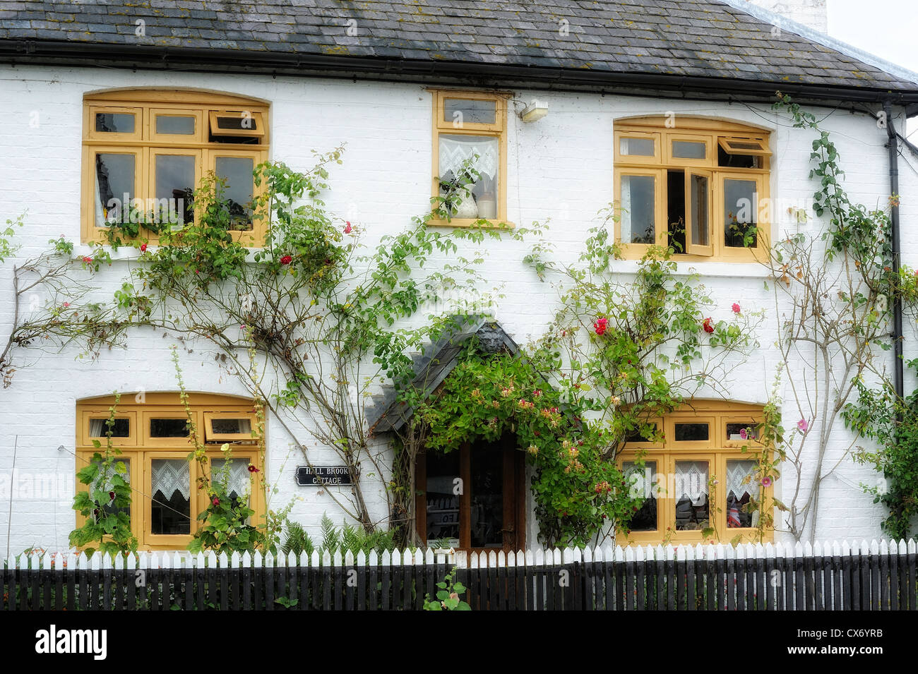 lock keepers cottage foxton locks leicestershire Stock Photo - Alamy