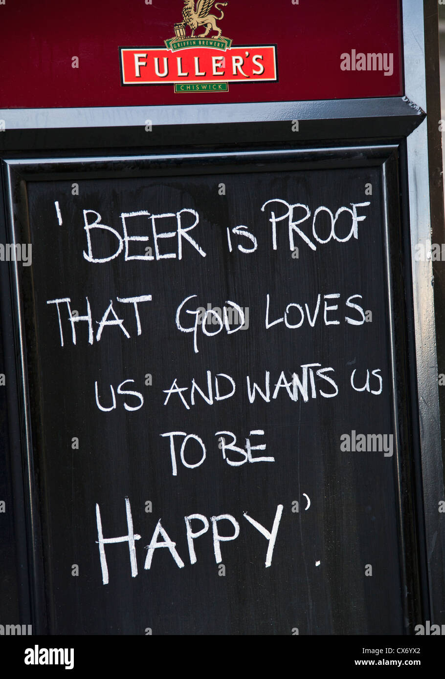 Funny pub sign hi-res stock photography and images - Alamy