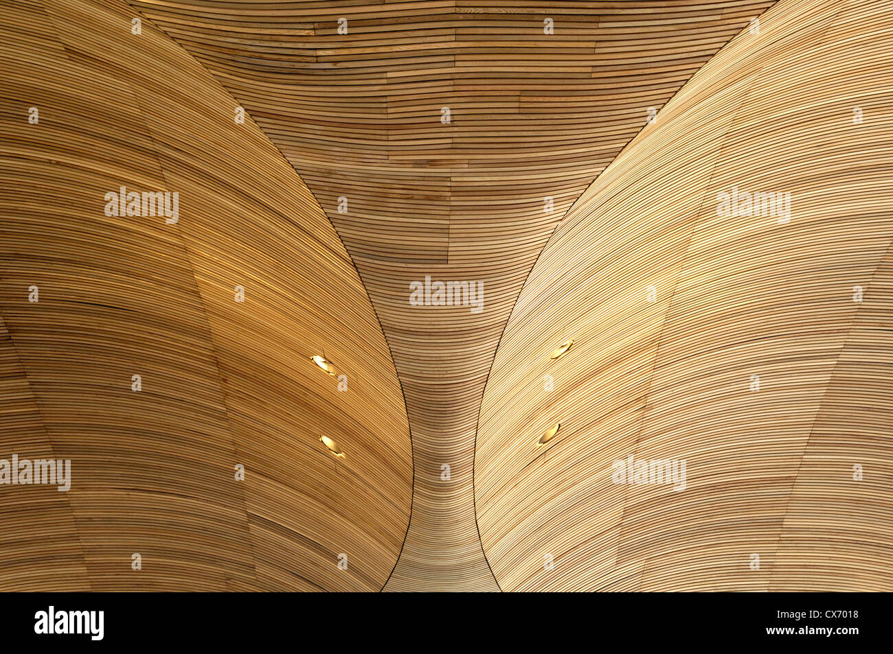 Abstract Wooden Ceiling Stock Photo - Alamy
