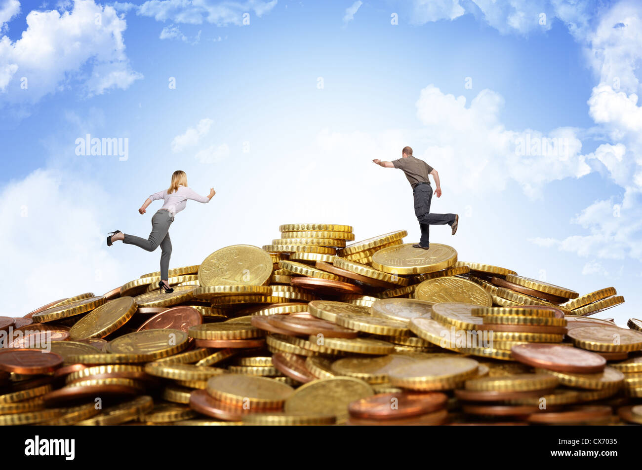 Euro coin back hi-res stock photography and images - Alamy