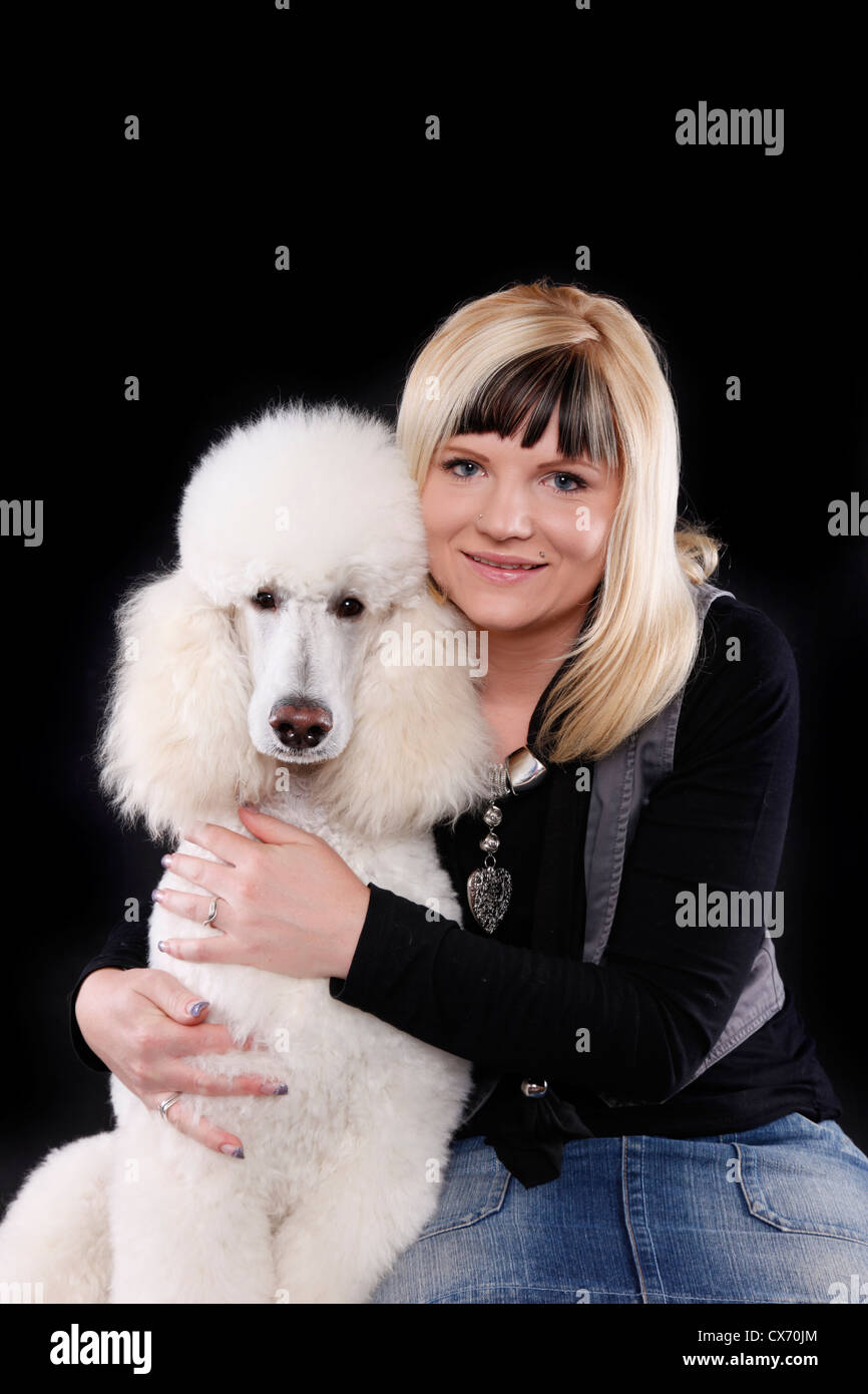 Woman poodles hi-res stock photography and images - Alamy