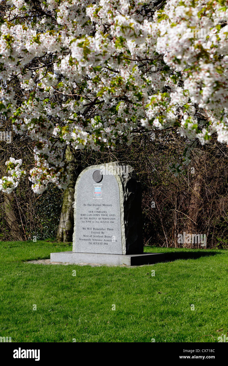 Memorial to the Normandy Veterans who lost their lives in World War 2 ...