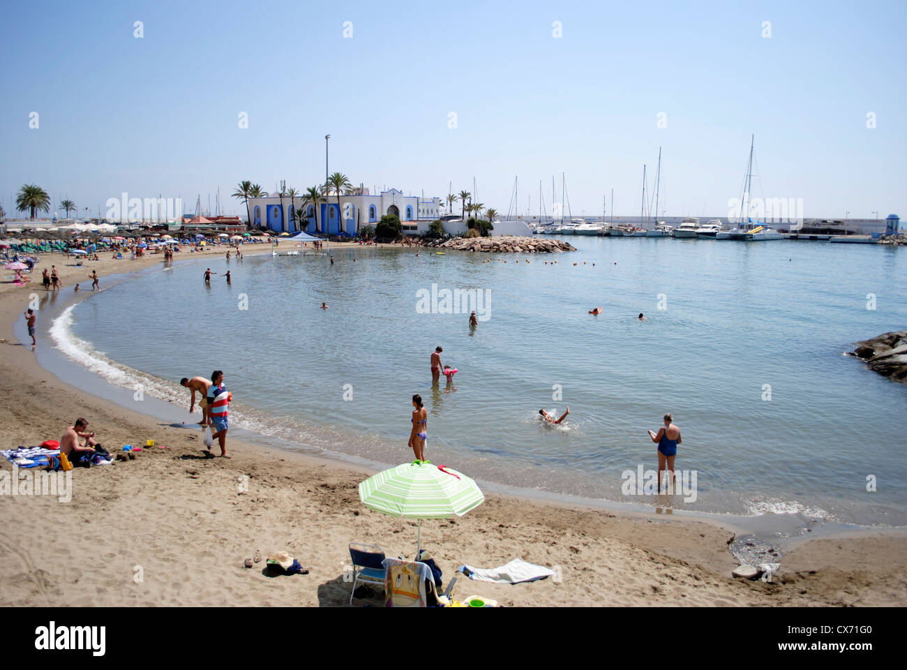 Marbella beach hi-res stock photography and images - Alamy