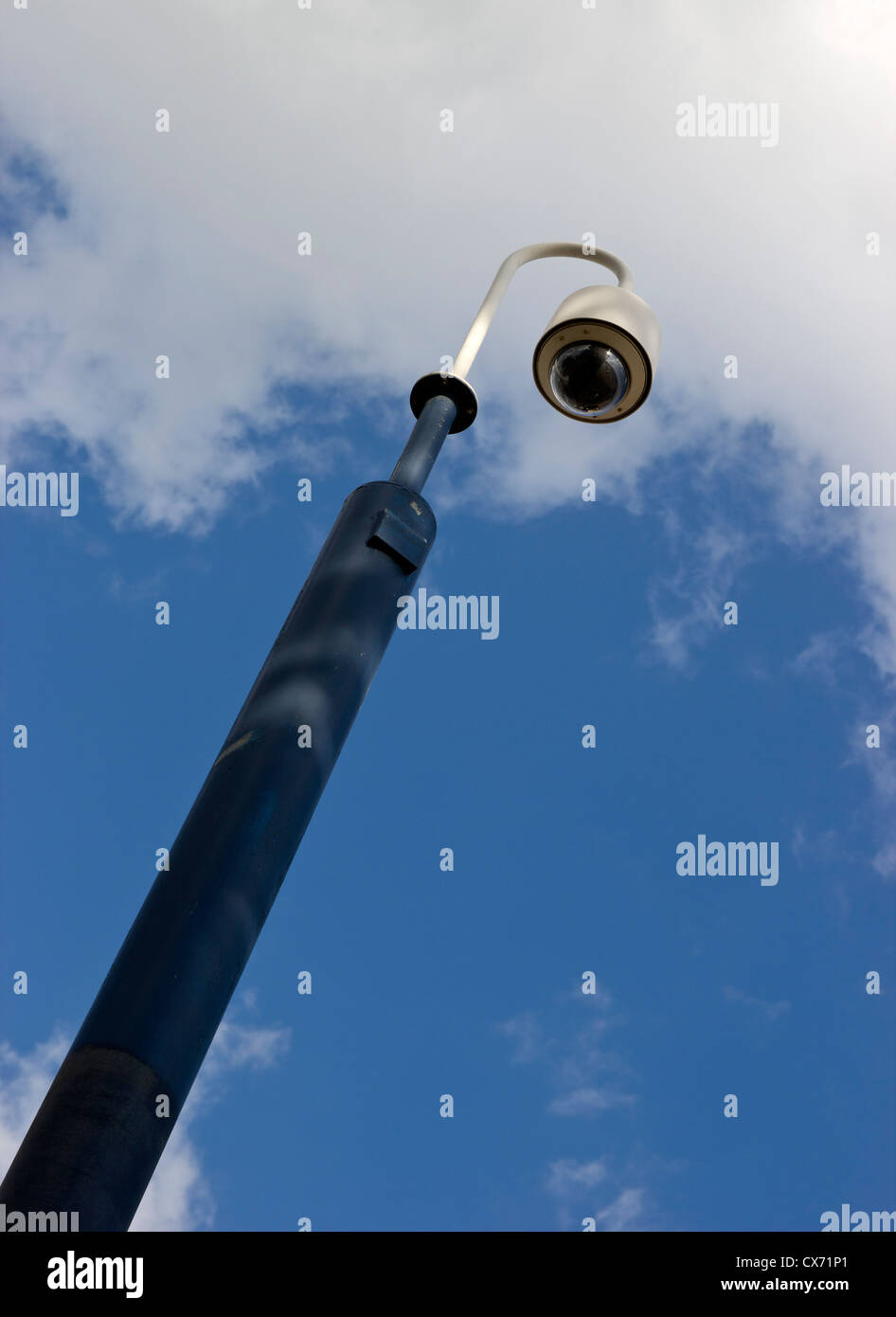 CCTV Security Camera on pole Stock Photo - Alamy