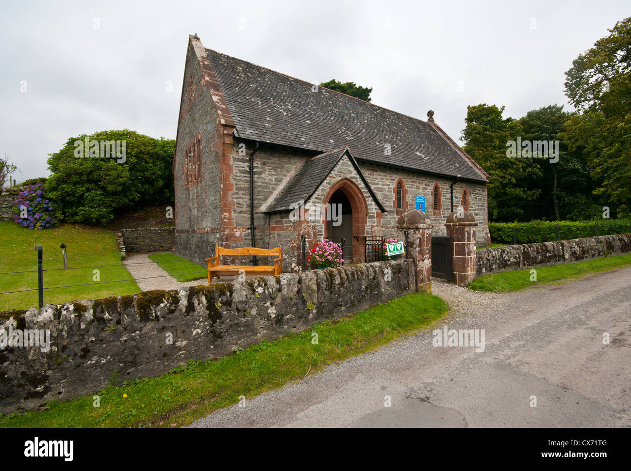 St Brendans Parish Church Skipness Village On The Kintyre Peninsula ...