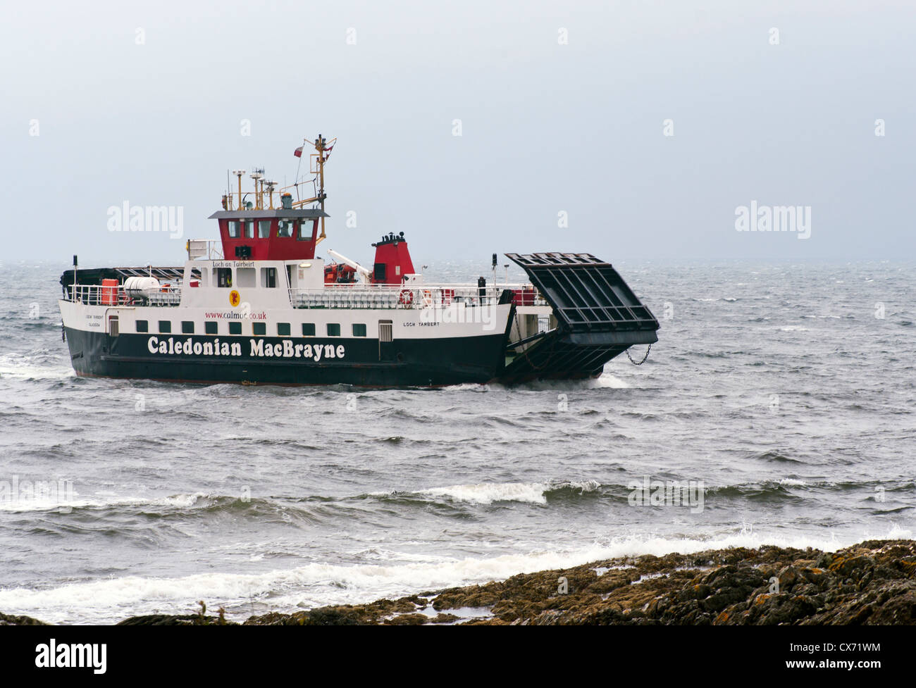 Caledonian Macbrayne Ferry Crossing Between Claonaig Argyll and Bute ...