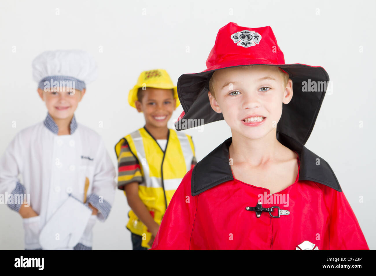 Little boy firefighter uniform hi-res stock photography and images - Alamy