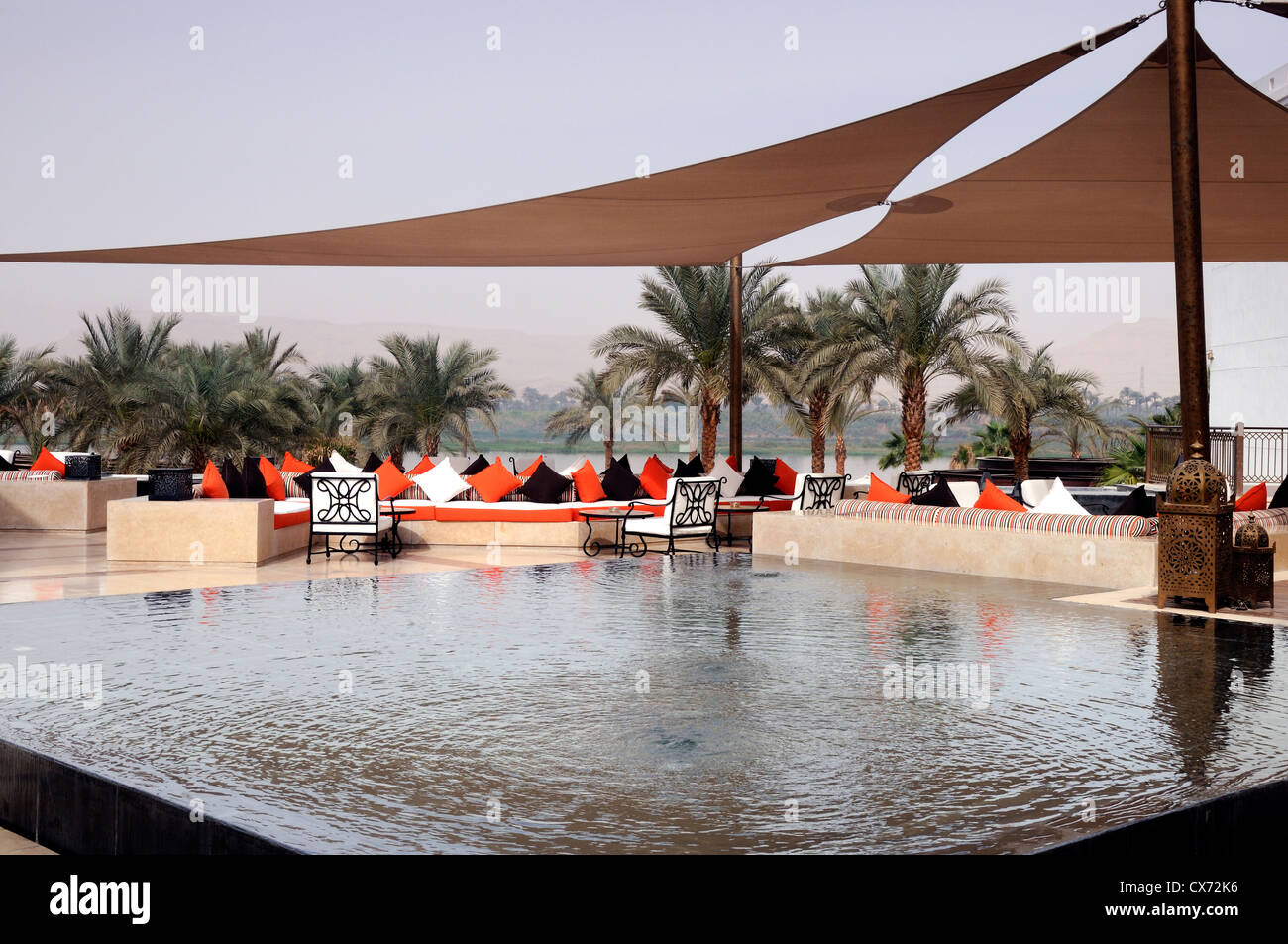 Outer Area and Pool Stock Photo - Alamy