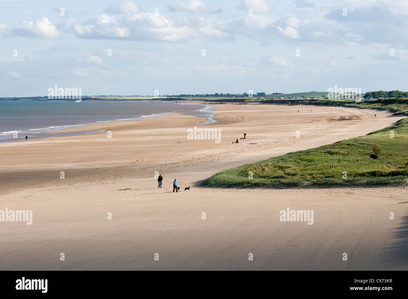 bridlington south beach yorkshire east coast land soil erosion wide ...
