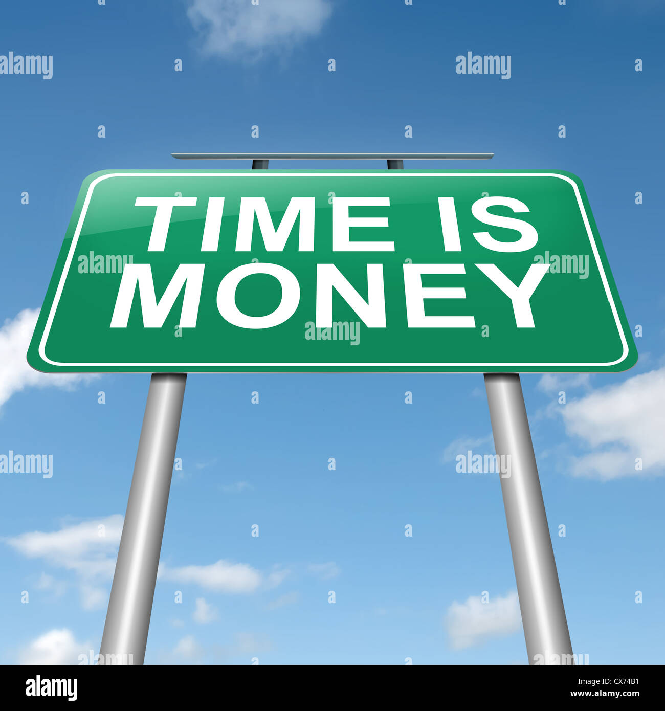 Time is money Stock Photo - Alamy