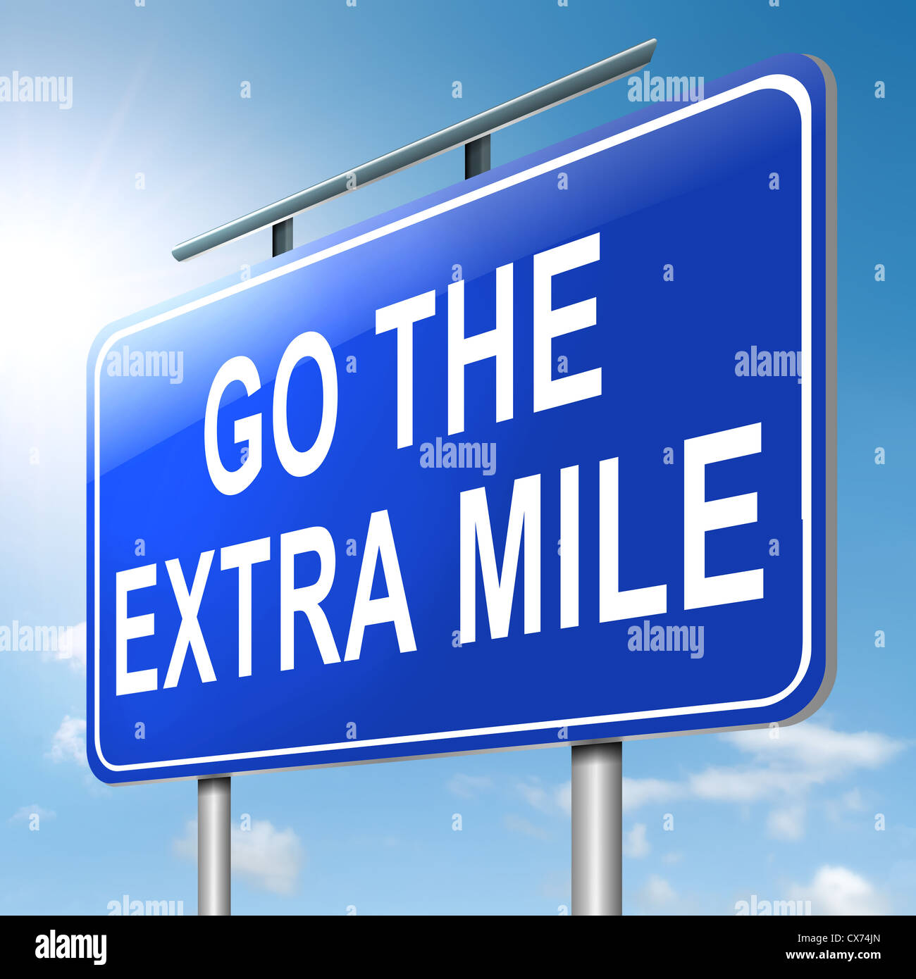 Go the extra mile Stock Photo - Alamy