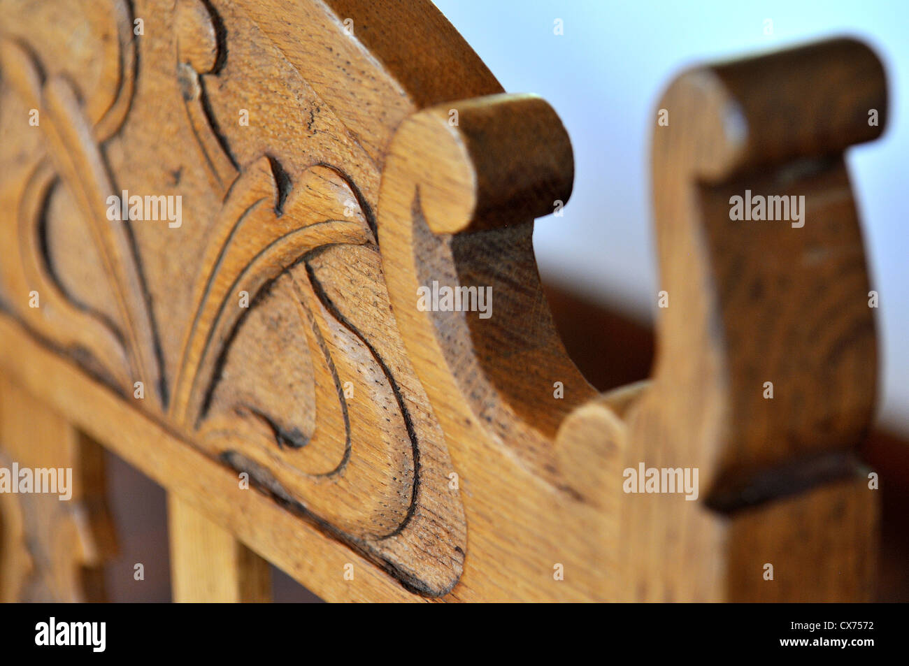 Backboard of a Bed Close Up Stock Photo - Alamy