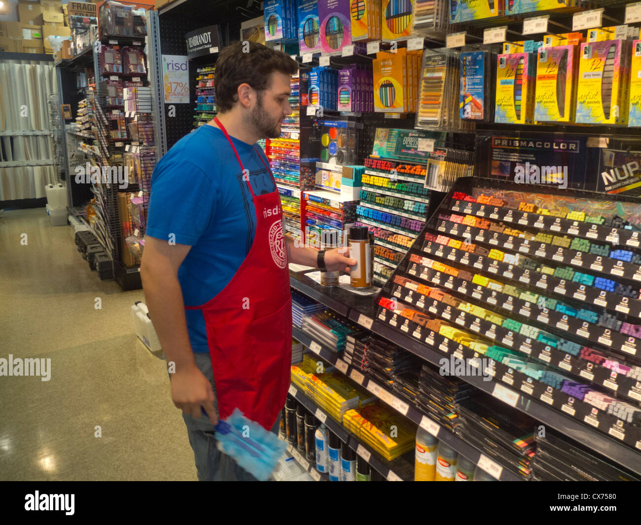 art store display Stock Photo - Alamy