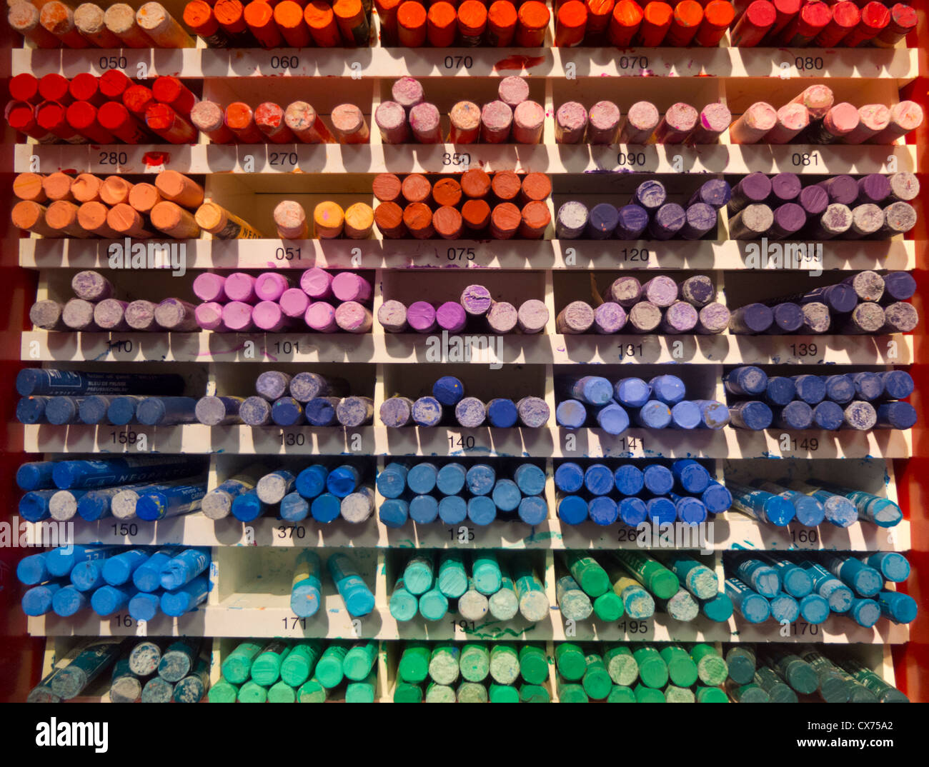 art store display Stock Photo - Alamy