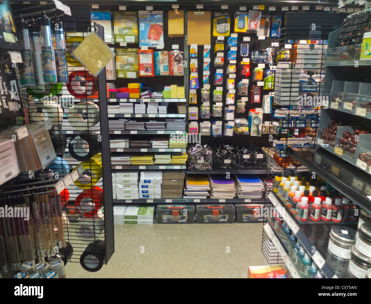 art store display Stock Photo - Alamy