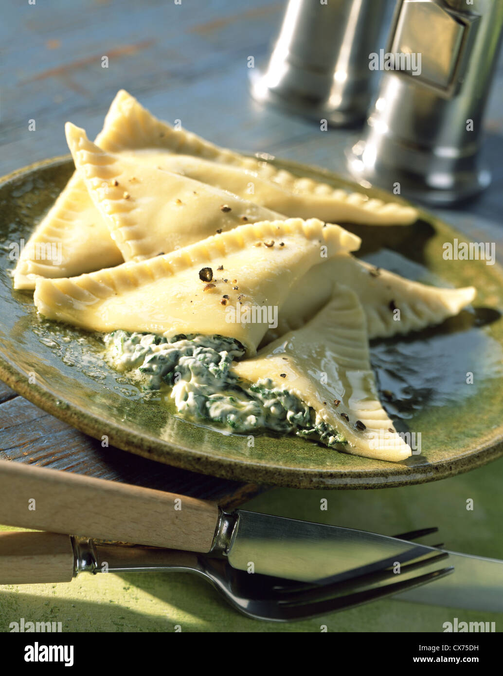 Meatless ravioli hi-res stock photography and images - Alamy