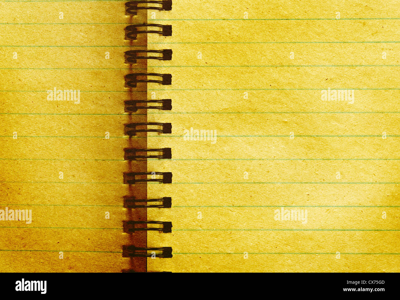 background of a page from old grunge notebook Stock Photo - Alamy