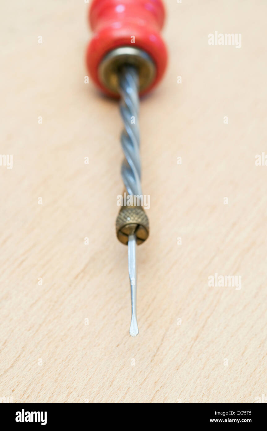 manual hand drill for model making Stock Photo - Alamy