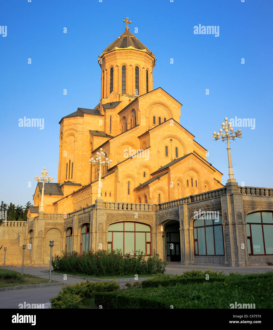 Tsminda Sameba (Trinity) cathedral, Tbilisi, Georgia Stock Photo - Alamy