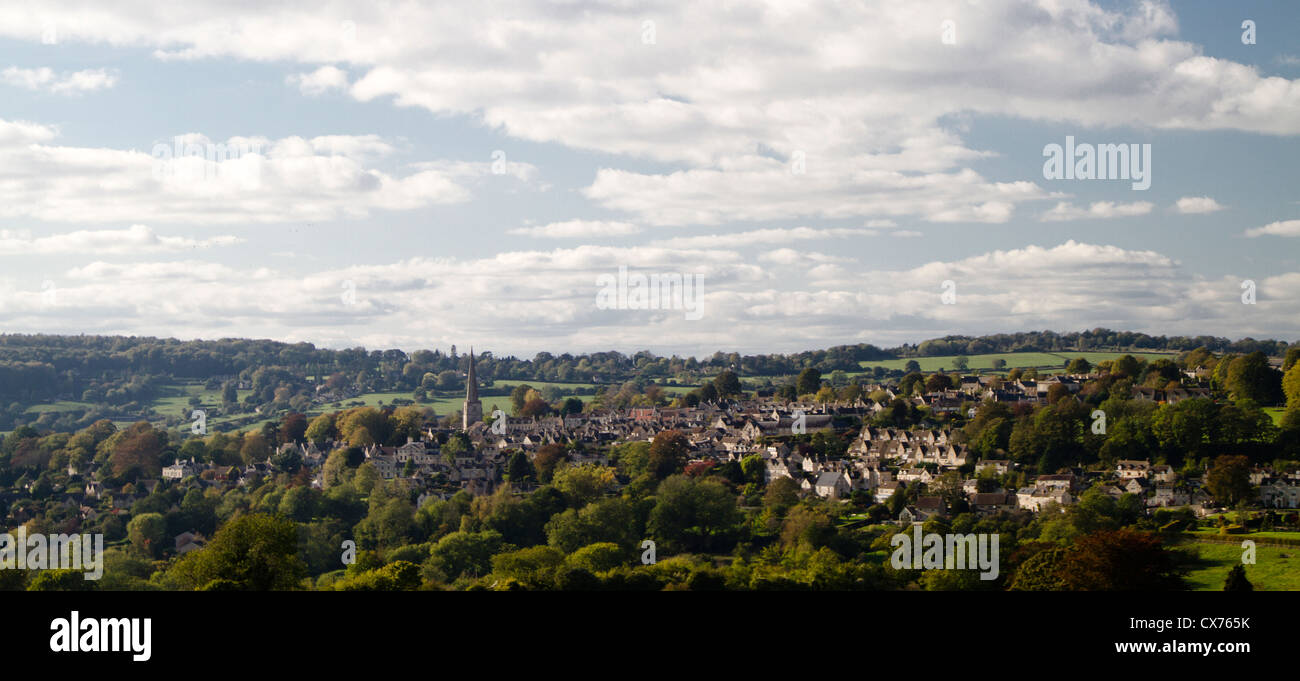 The village of Painswick, in Gloucestershire, England Stock Photo - Alamy