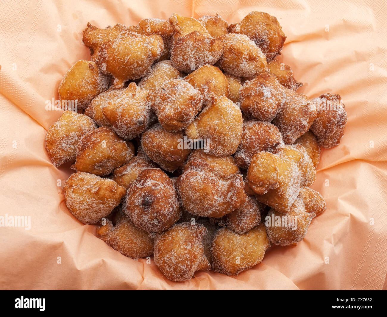 Fried sweet pastry or fritters known as Fritule, is a typical dessert ...