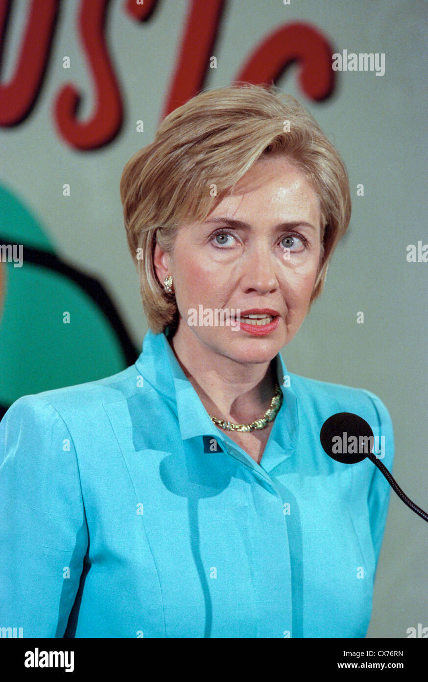 First lady Hillary Rodham Clinton attends an music education event at ...