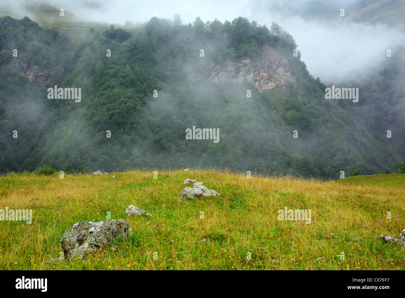 Mountain landscape, Mtiuleti, Georgia Stock Photo - Alamy