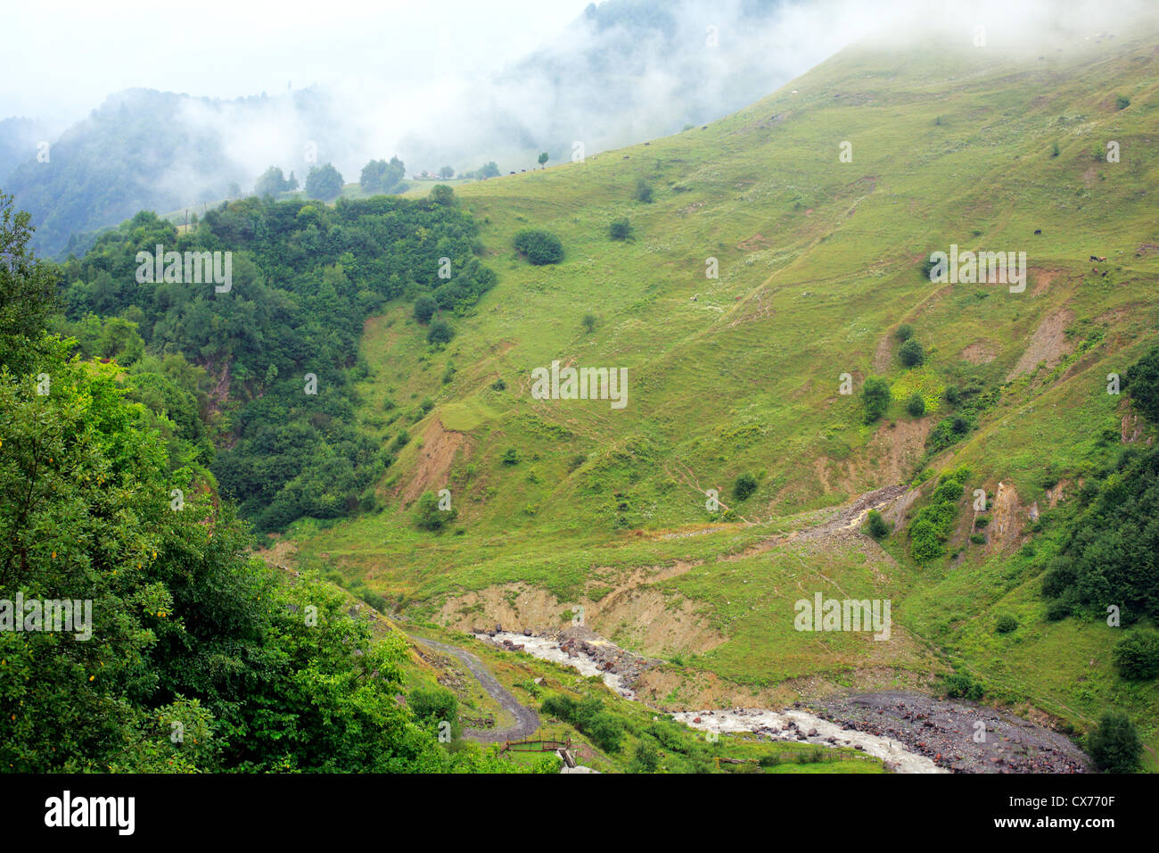 Mountain landscape, Mtiuleti, Georgia Stock Photo - Alamy