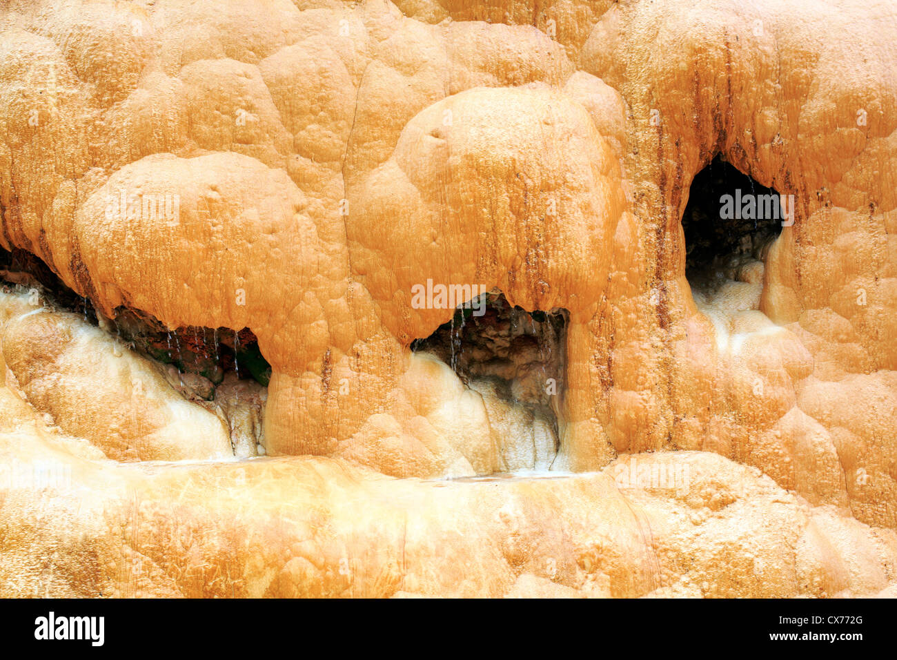 Waterfall of mineral water, Mtiuleti, Georgia Stock Photo - Alamy