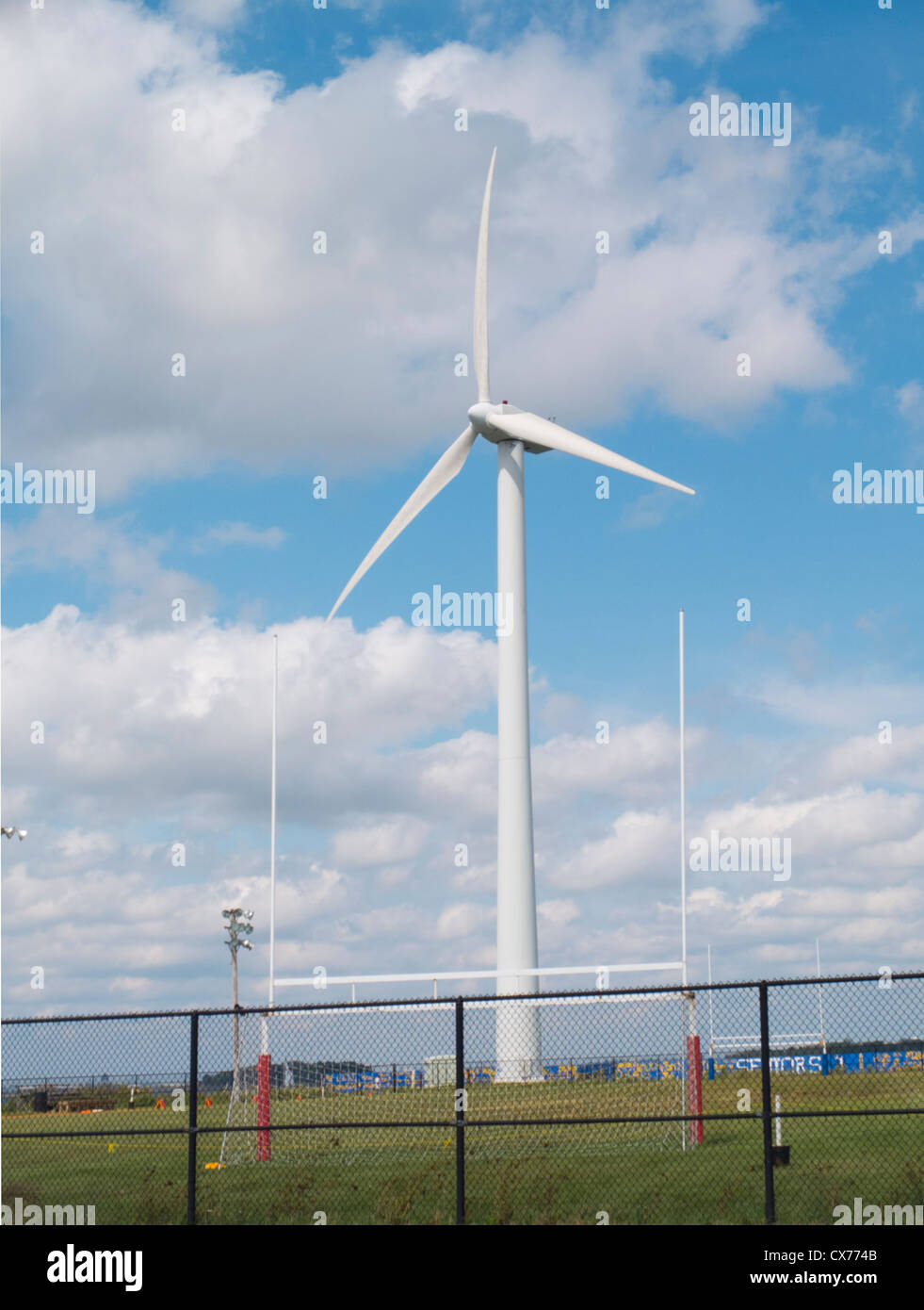 Wind turbine in Hull MA Stock Photo - Alamy