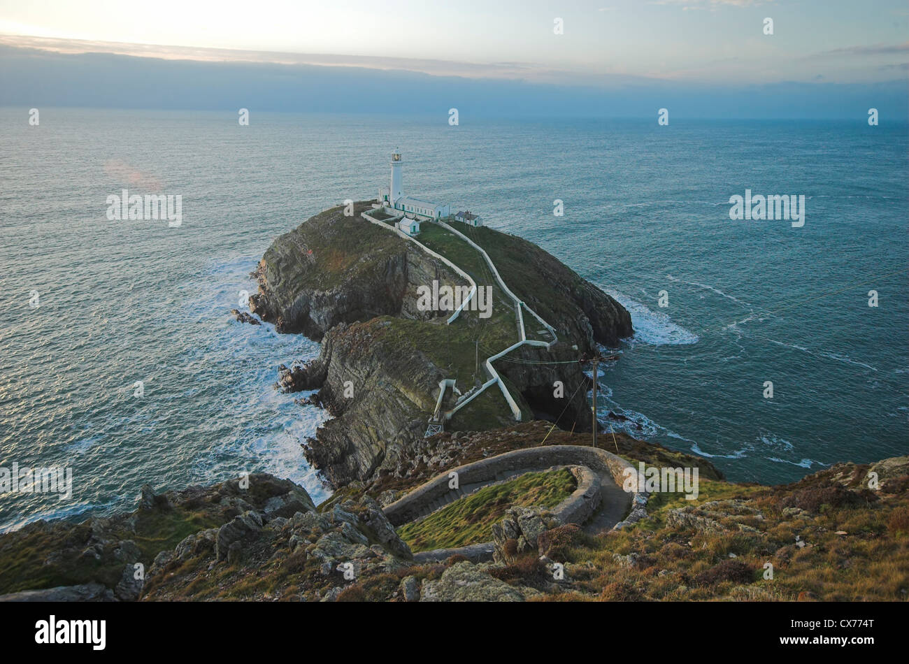 South Stack Light House, RSPB reserve, Anglesey, North Wales Stock ...