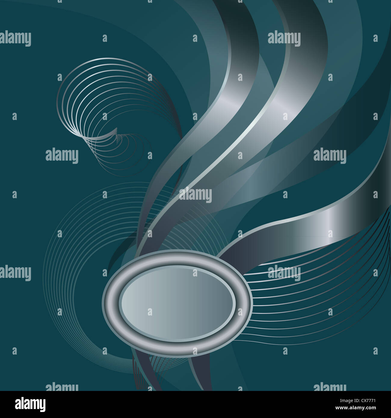 Abstract turquoise background with platinum lines pattern Stock Photo ...